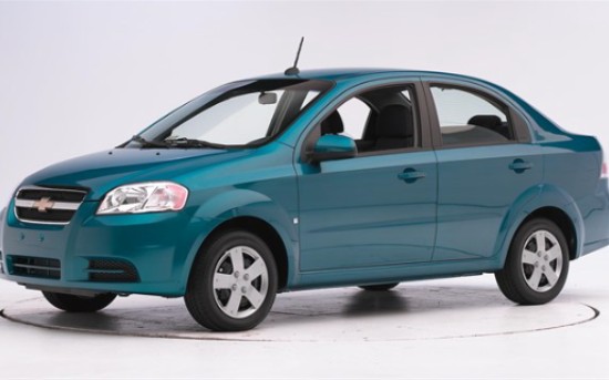 2009 雪佛兰 爱唯欧(乐风) 低速碰撞测试 iihs