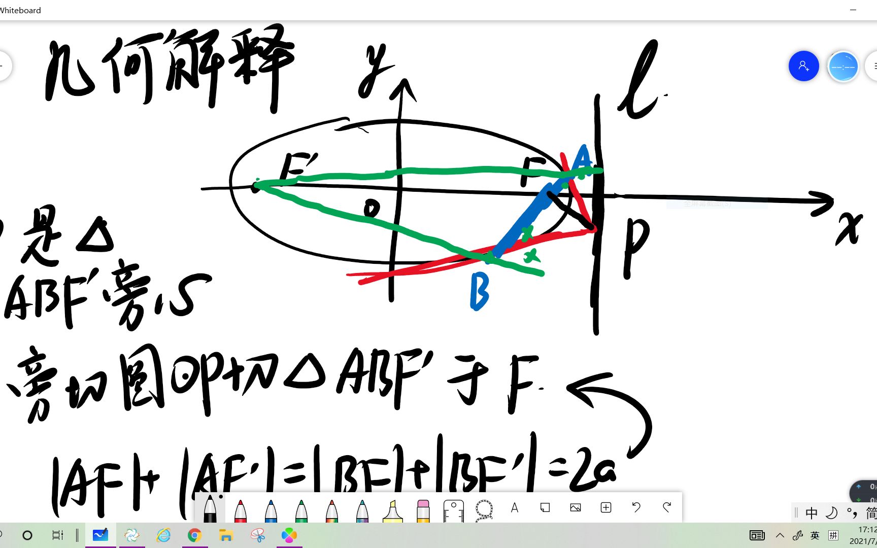 解析几何18【高考常考椭圆准线切线模型中的垂直关系】