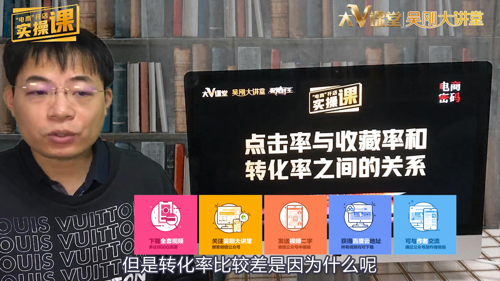 【吴刚大讲堂】点击率与收藏率和转化率之间的关系