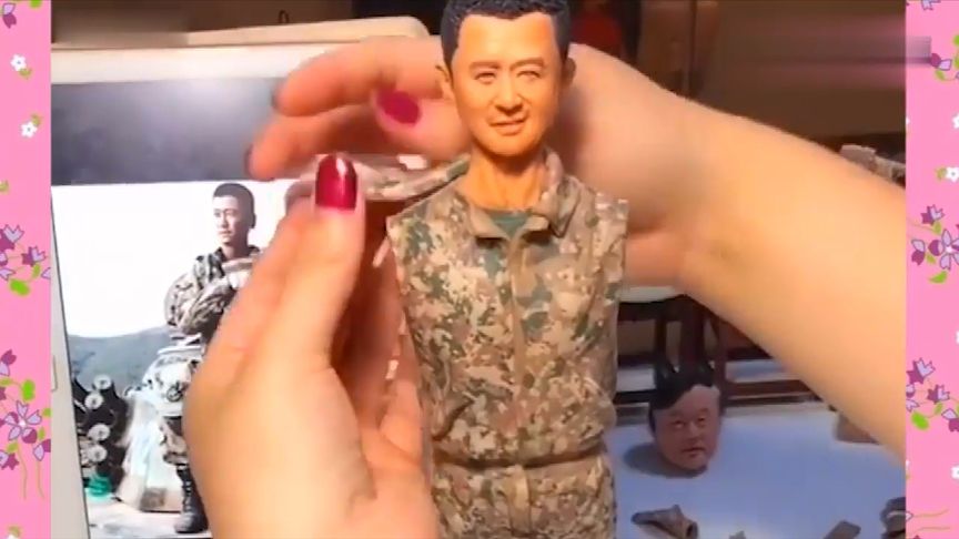 高手在民间,橡皮泥捏的人物栩栩如生