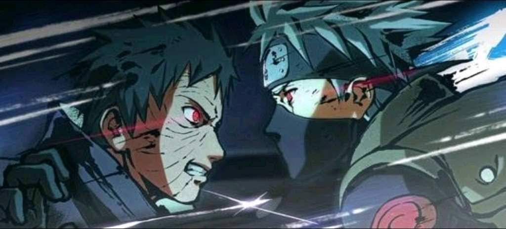 火影忍者神威卡卡西VS带土破面神威(沉浸式)_哔哩哔哩bilibili_火影...