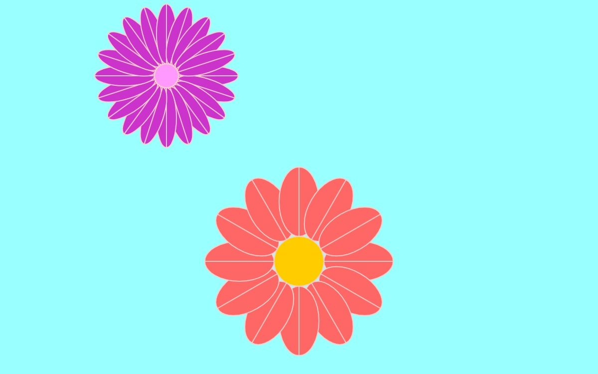 Web交互创意编程数由器P0基础07函数示例:重构花朵程序【p5.js图形...