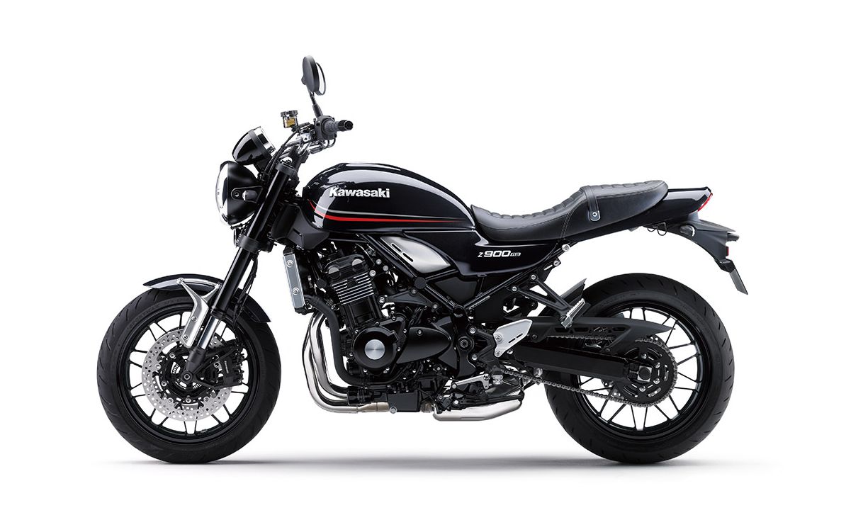 川崎Z900RS复古改装版摩托车北京摩展实拍@转转车市