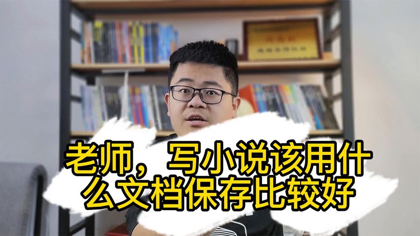 老师,写小说改用什么文档保存内容比较好