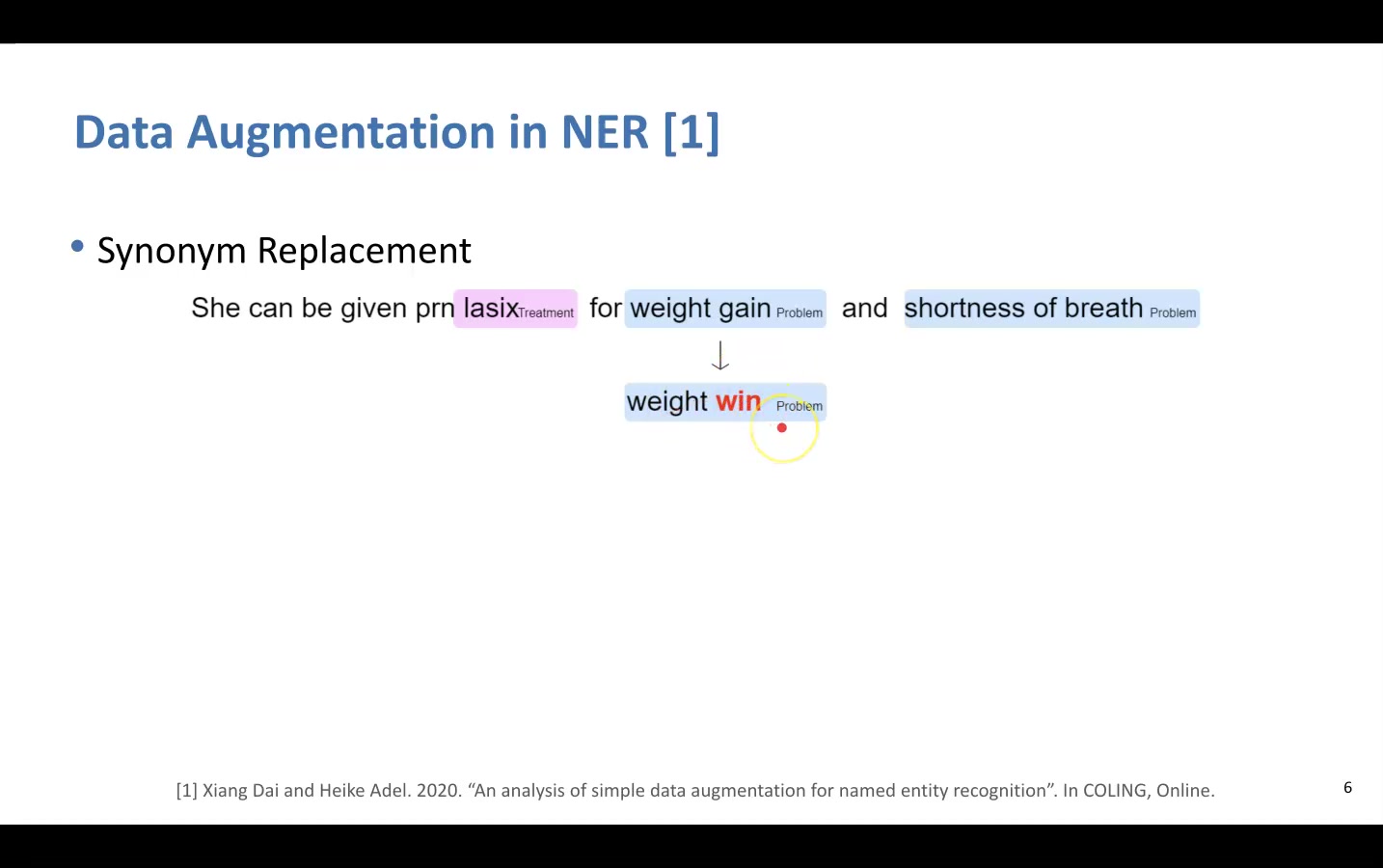 基于简单语义的生物医学文本命名实体识别数据增强