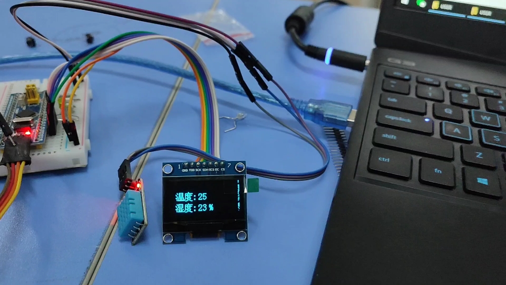 STM32F103C8T6 DHT11 OLED 显示