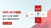 word这样学就对了 第28集 表格样式&对齐方式