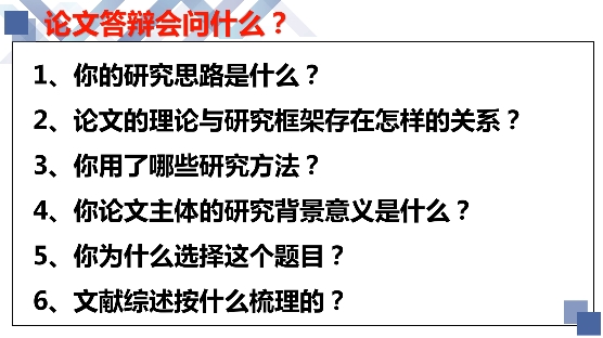 论文答辩会问什么?根据自己题目把这12个问题搞清楚,稳过。