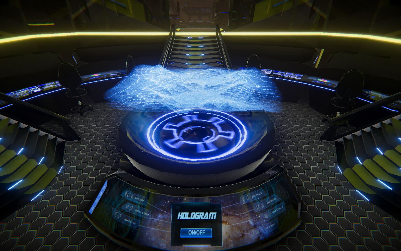 技术美术Demo-Unity赛博朋克全息投影地图及故障屏后效