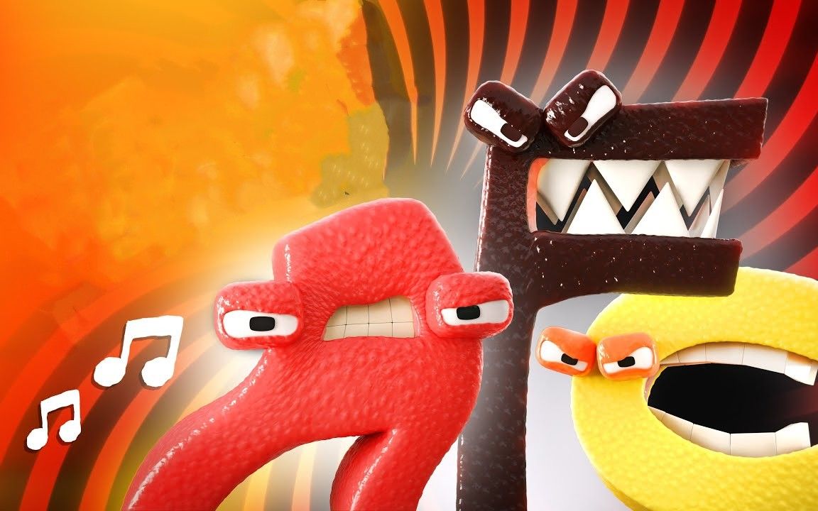 卡通字母F来到人类世界后被人当狗遛,一怒之下它开始变身了