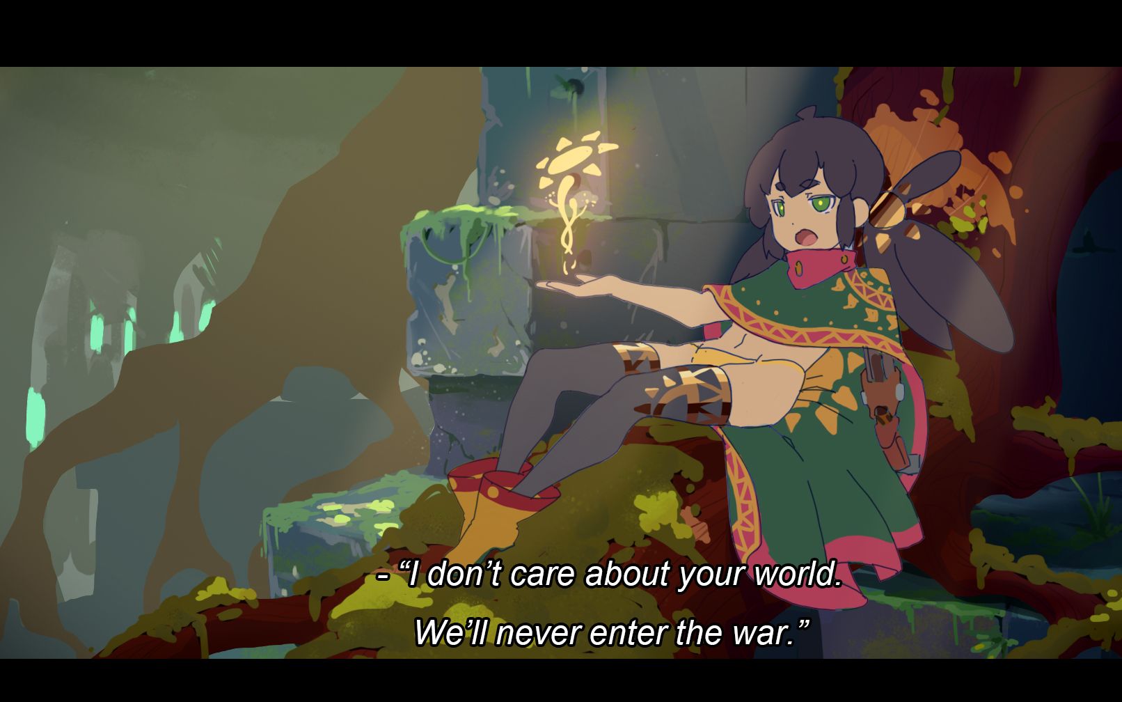 【饭糕插画课堂实例】ps板绘上色过程 水熊 · 森林场景