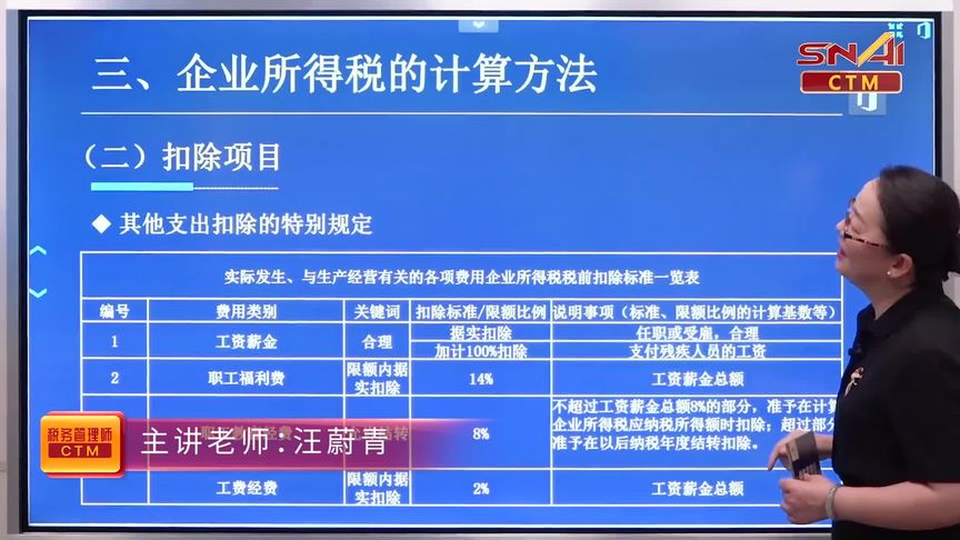税务管理:企业所得税扣除内容(系列3)