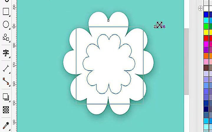 【CDR零基础培训】CDR怎么制作扁平化花卉边框 cdr画图新手入门