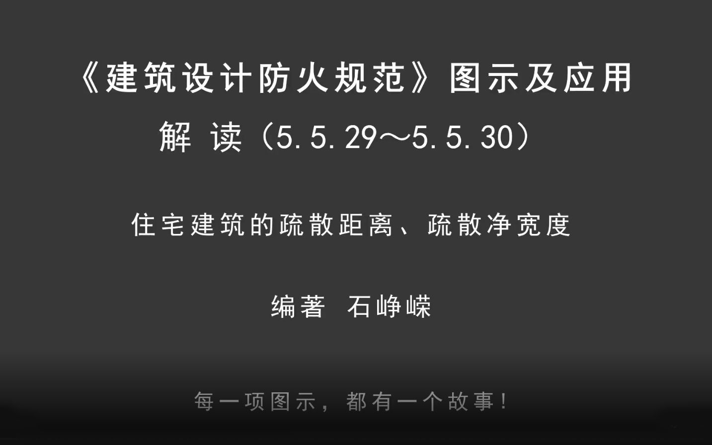 ...住宅建筑的疏散距离、疏散净宽度!《建筑设计防火规范-图示及应用》