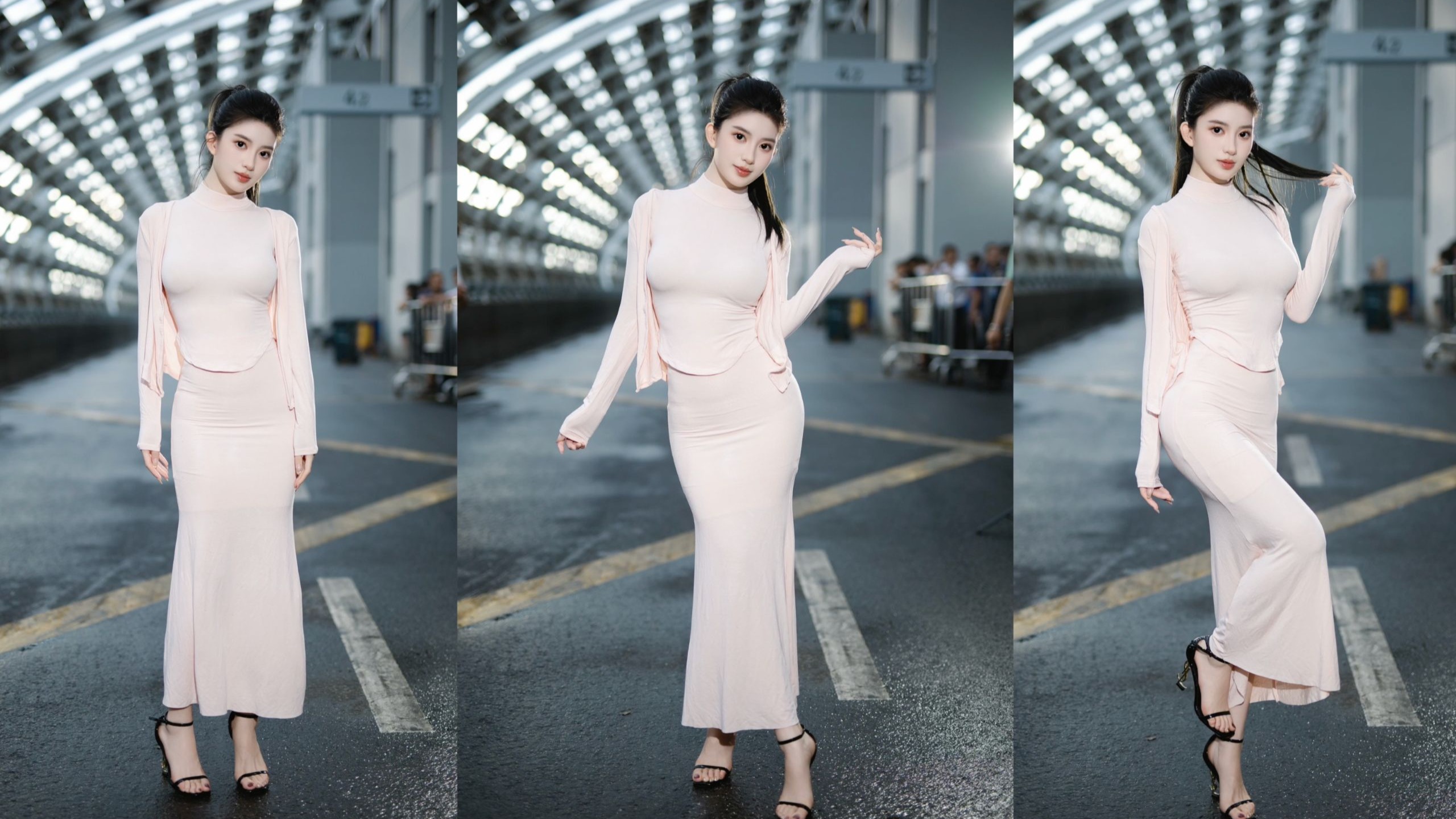 第一视角相机拍摄现场-车模bb酱(成都国际车展)