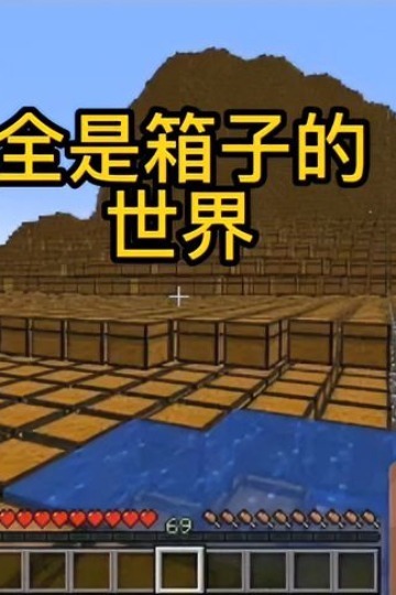 我的世界:当MC的方块替换成箱子,会变什么样?