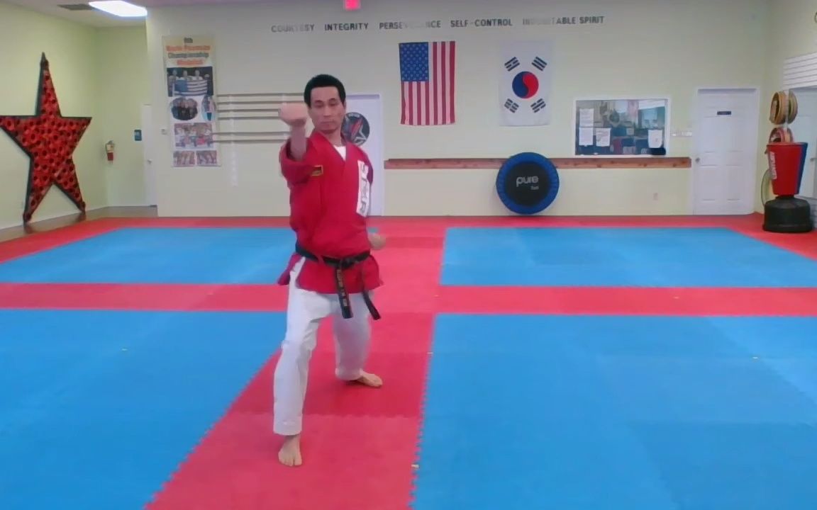 蓝带选手和打太极之间的对比