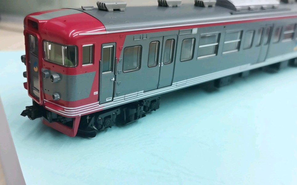 本段第五组115系电车～ho比例火车模型开箱解说视频～tomix出品滴...