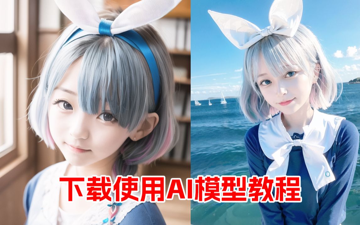 【AI绘画教程】如何下载AI绘画模型?如何使用别人训练好的lora模型?