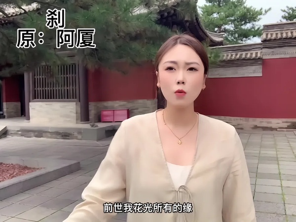 前世我花光所有的缘,只为今生和你再见一面…