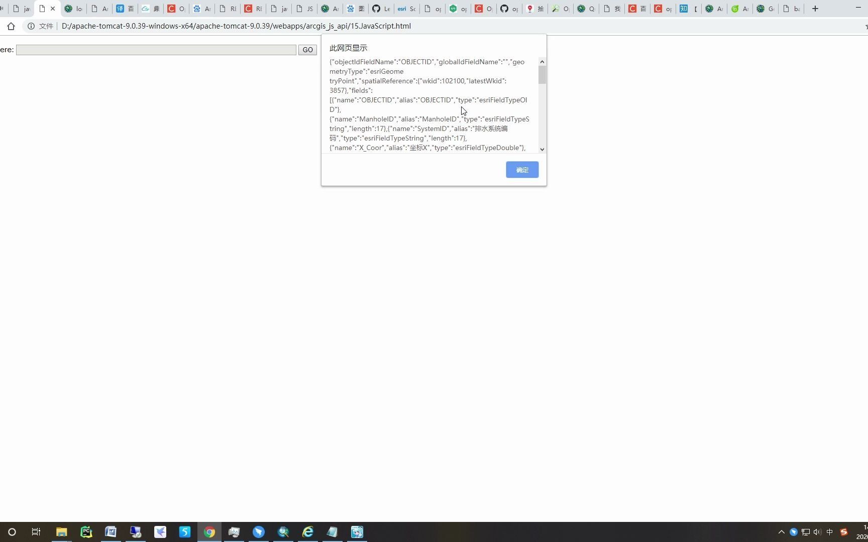使用JavaScript访问ArcGIS Server的REST服务