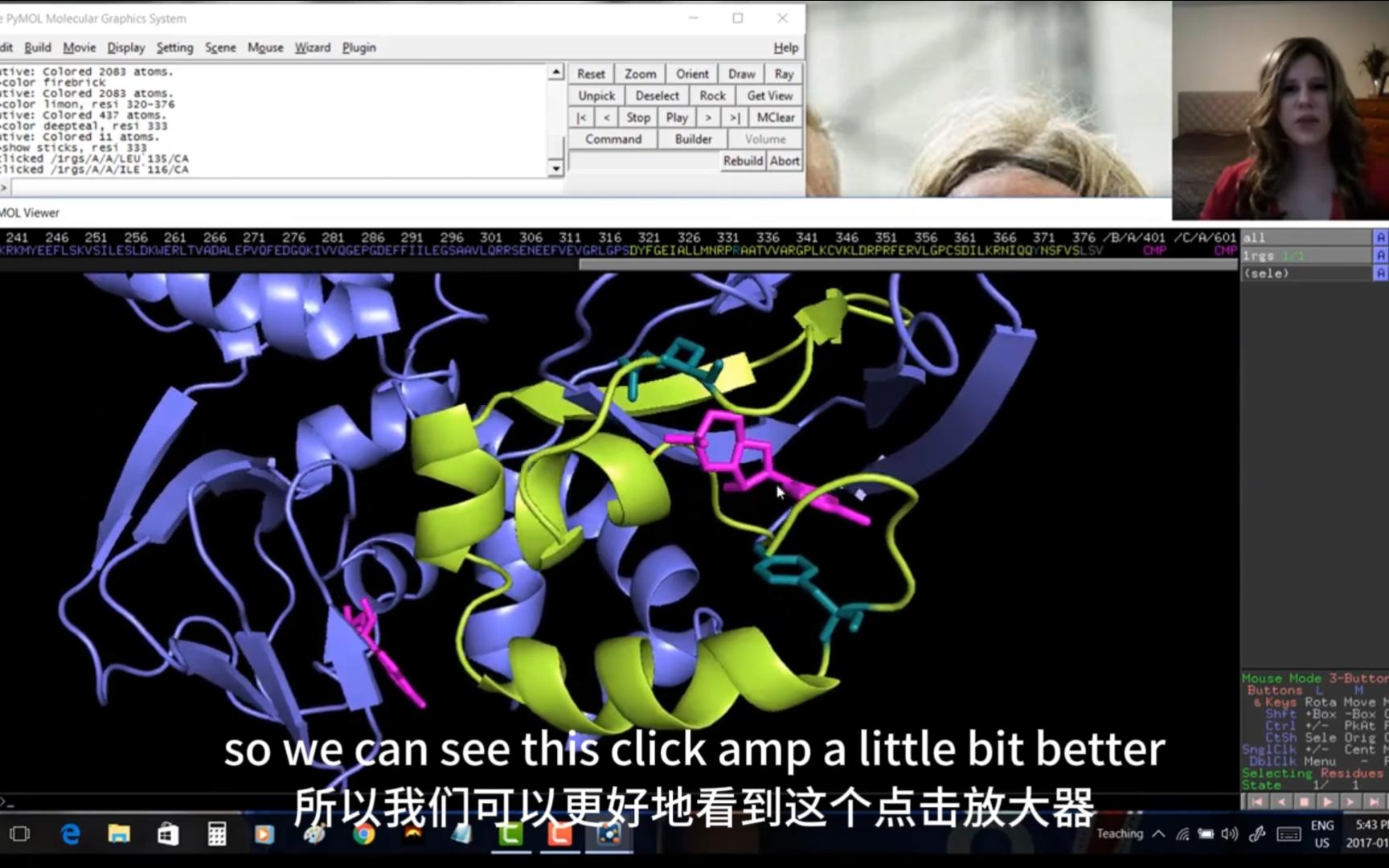 Pymol分子对接可视化软件初学者入门课程指南