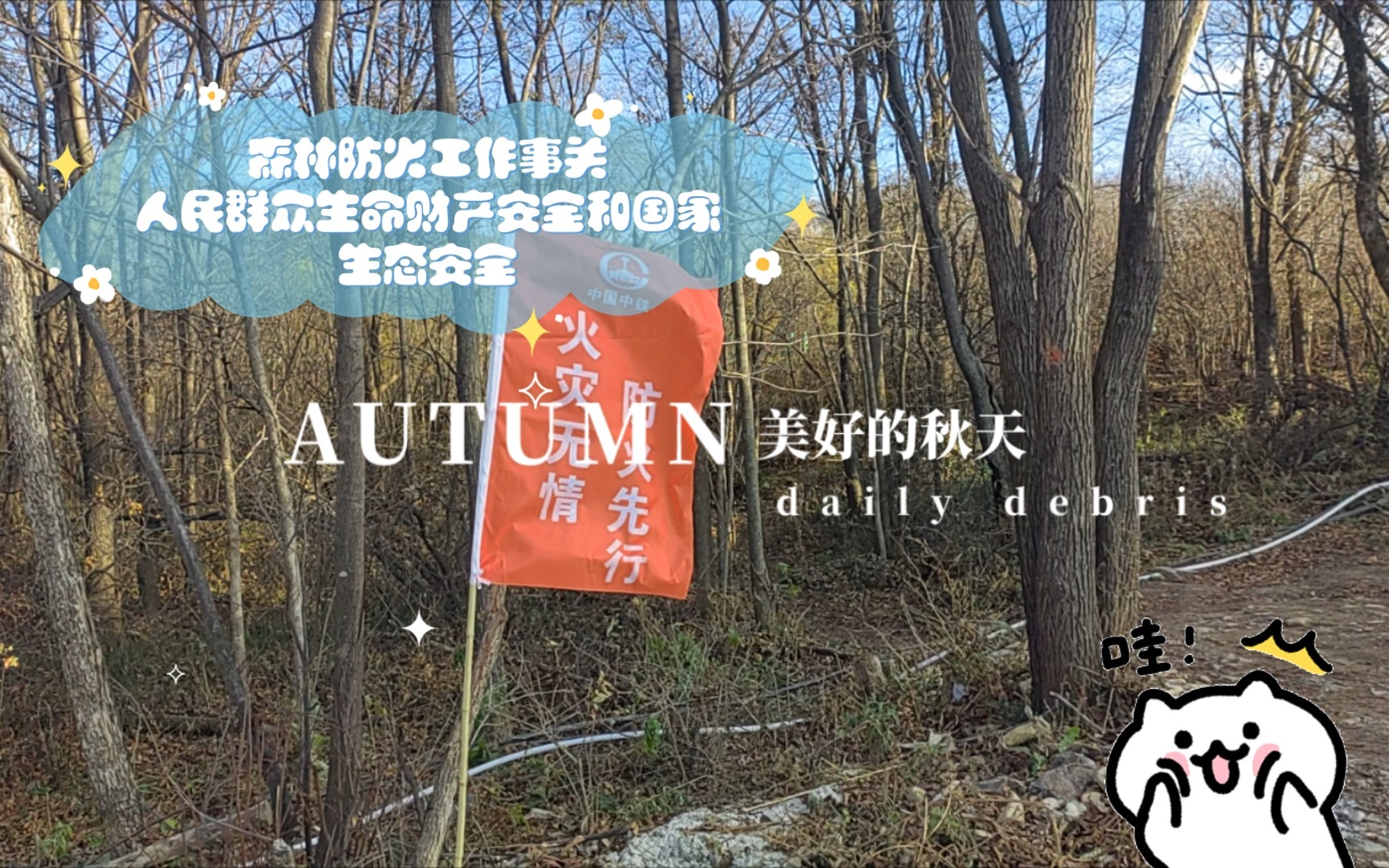 温馨提醒:森林防火工作事关人民群众生命财产安全和国家生态安全。...