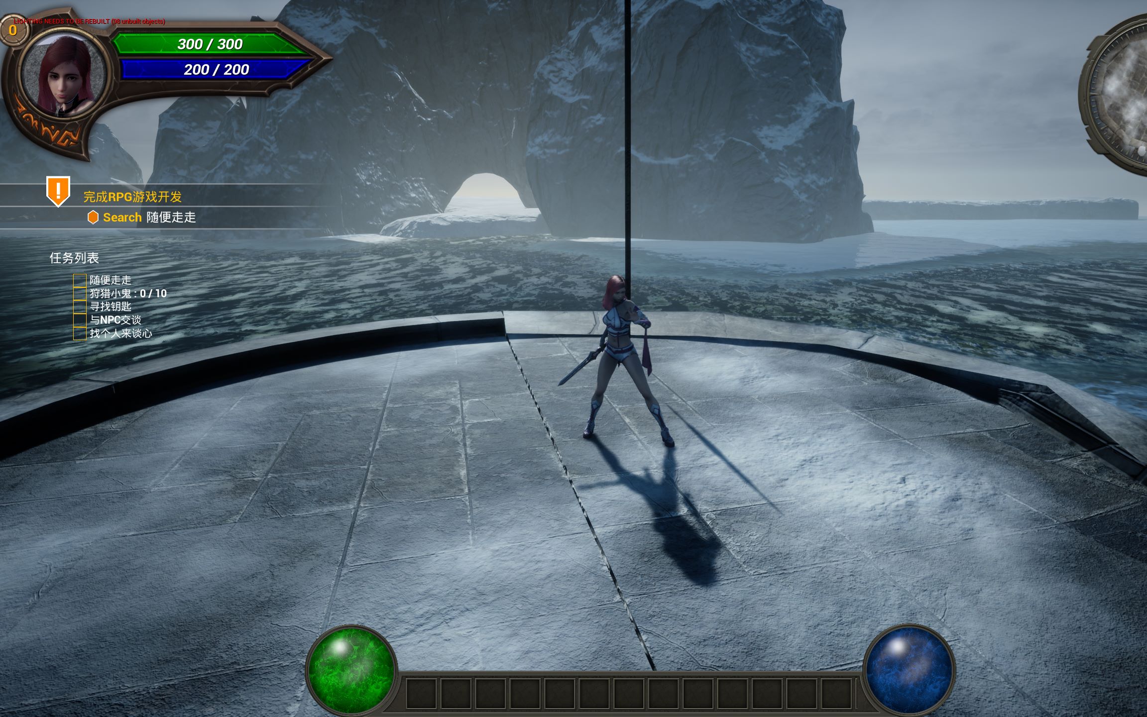 UE4-RPG游戏开发第5节,跳跃动作制作,创建任务系统(开篇)