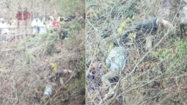 张家界一游客不慎从栅道坠落 被困在半山腰