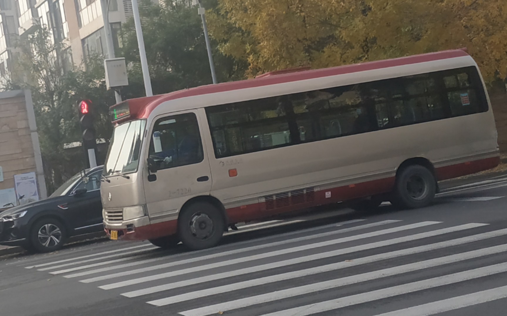 天津公交310路考驴车内运行视频