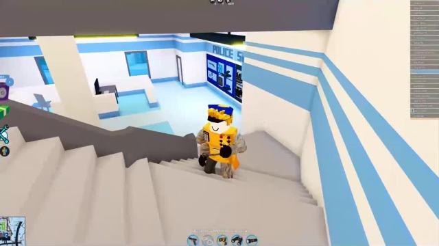 Roblox越狱模拟器!当警察被诬陷关进监狱成了犯人?