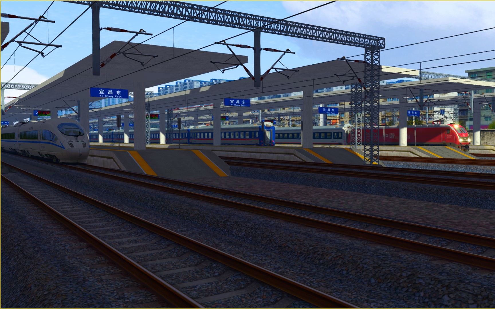 模拟火车行车实况湖北铁路网|跨线直特Z331/4次成都东-深圳东【宜昌...