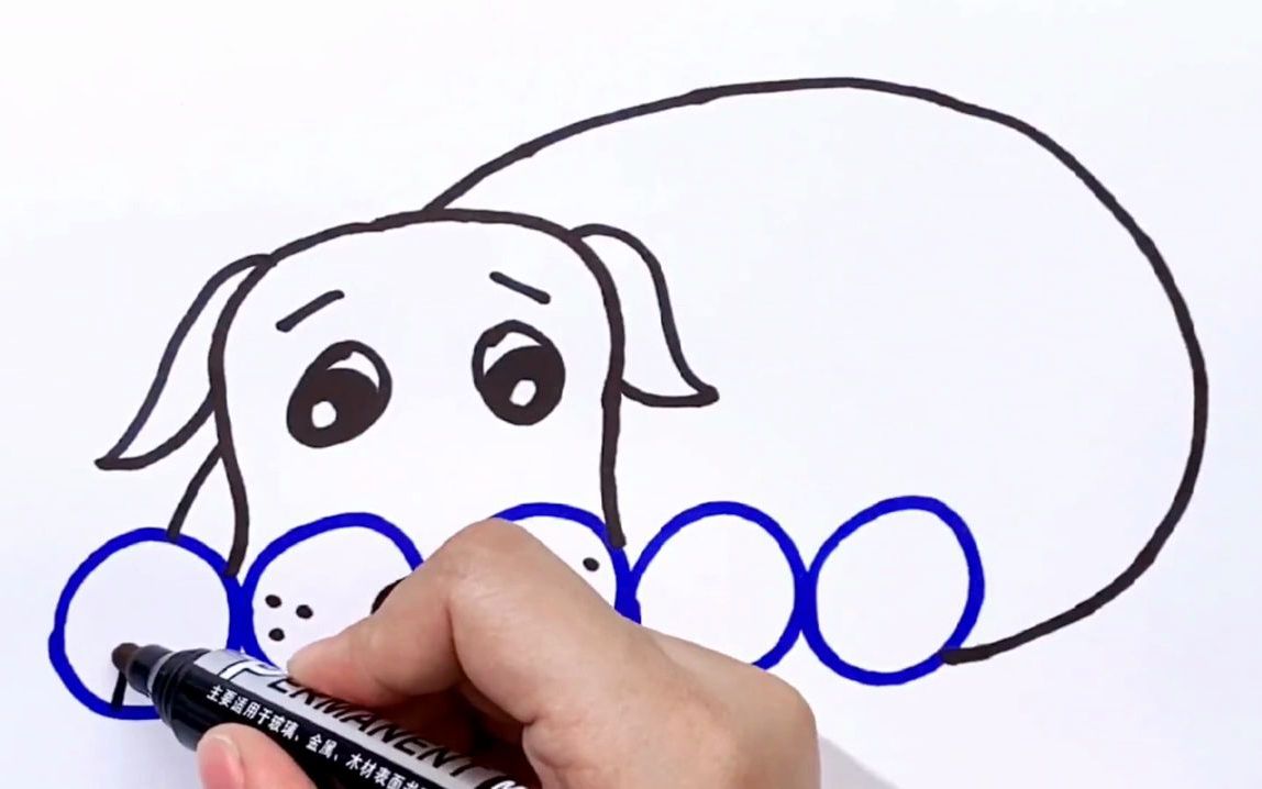 【简笔画】如何画出一只小狗