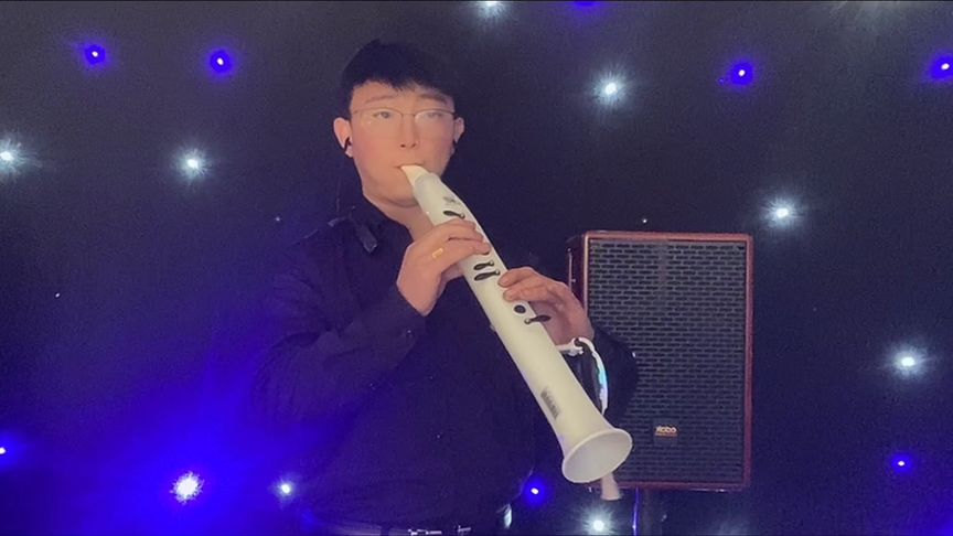 盛世八音电吹管小号音色太好听了