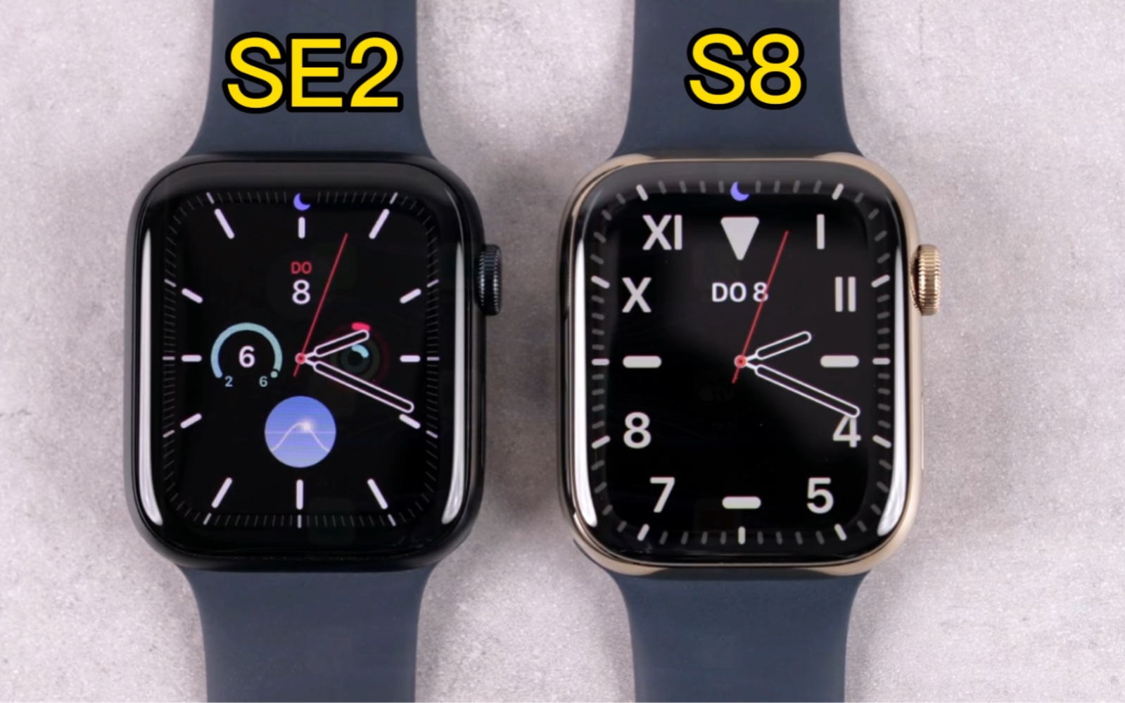 Apple Watch SE2对比S8,哪个值得入手