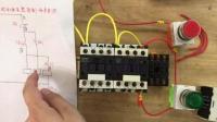电工知识: 时间继电器控制两台电机顺序启动一键停止, 接线技巧