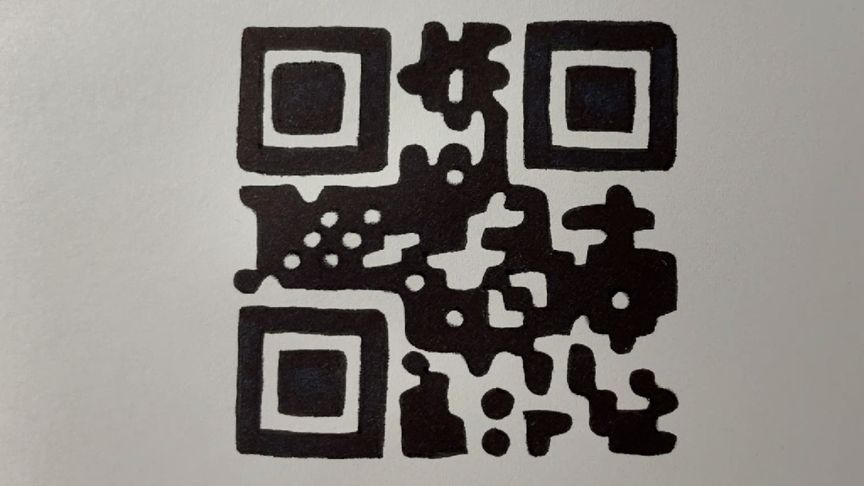 画可以扫出“我爱你”的二维码