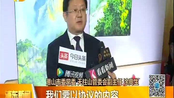 2020安徽潜山(上海)文化旅游宣传推介会在浦东举行
