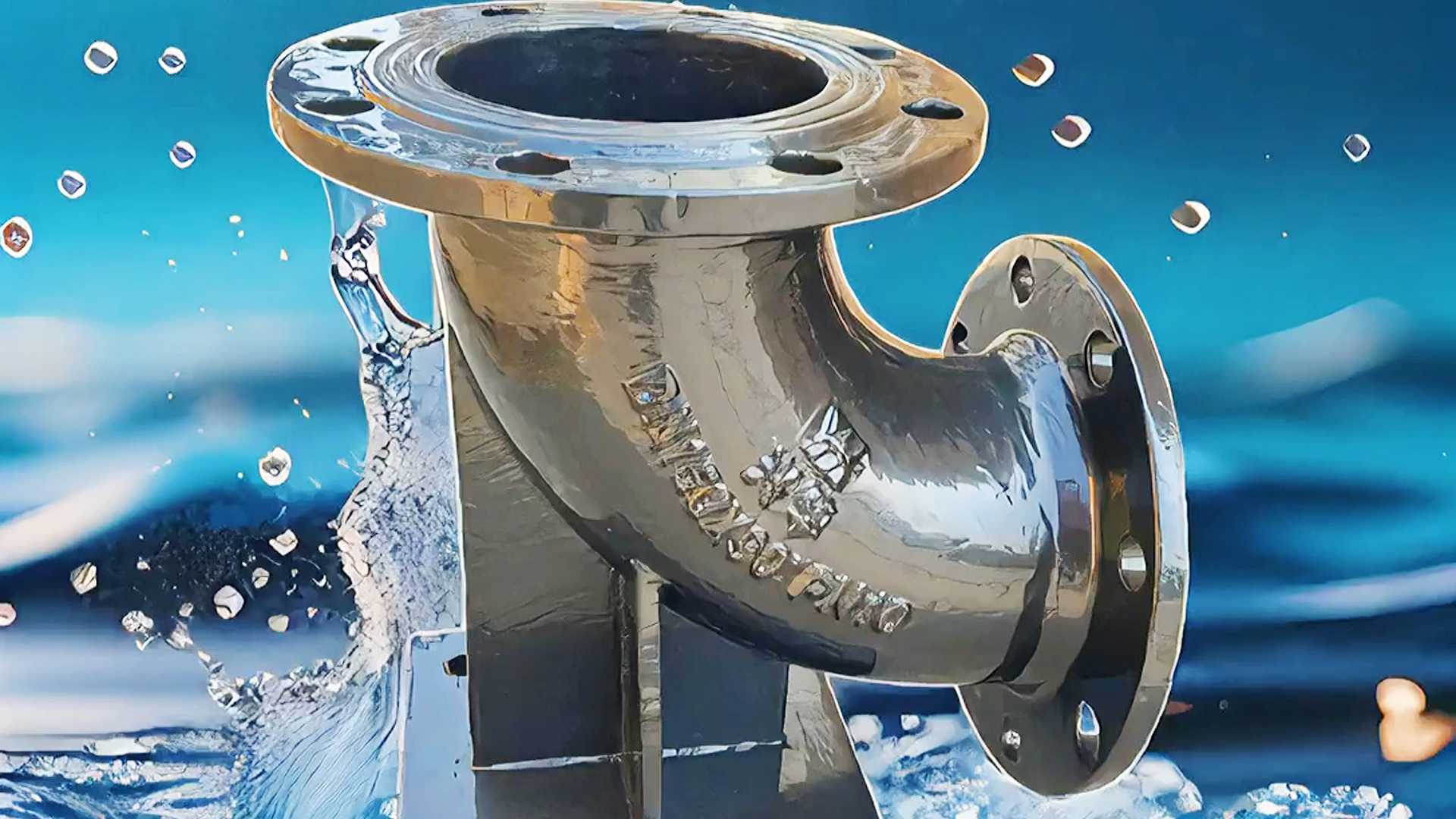 铸铁法兰弯头-带底座支撑鸭脚弯:坚固耐用