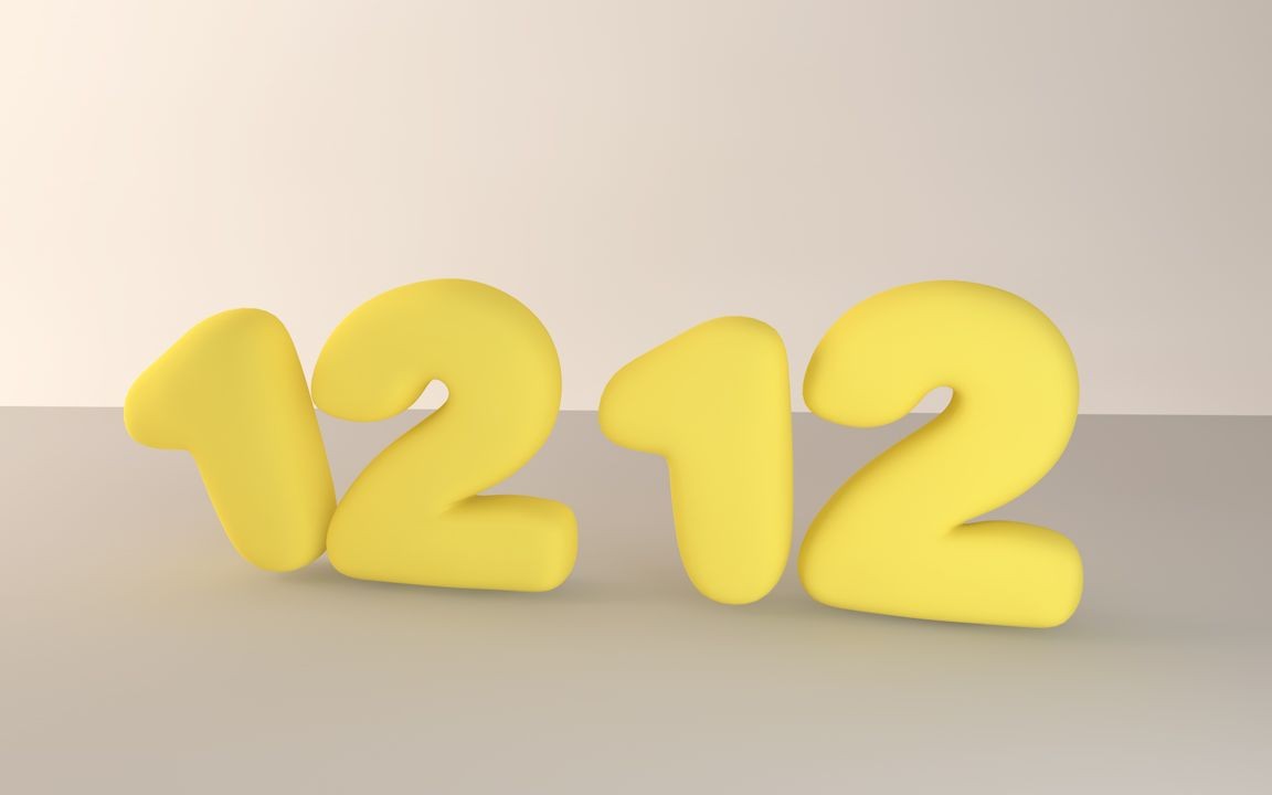 【C4D动画】可爱的棉花糖数字