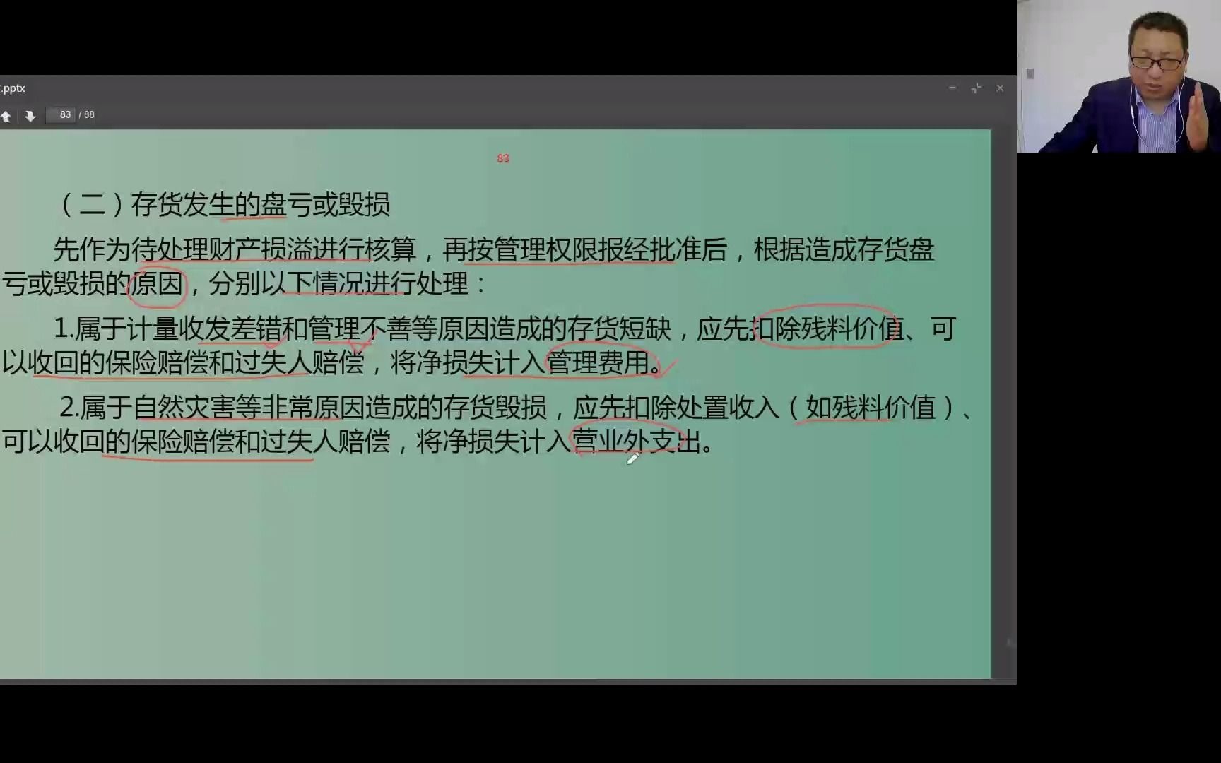 2021注会会计VIP精讲班——0306【存货清查盘点】