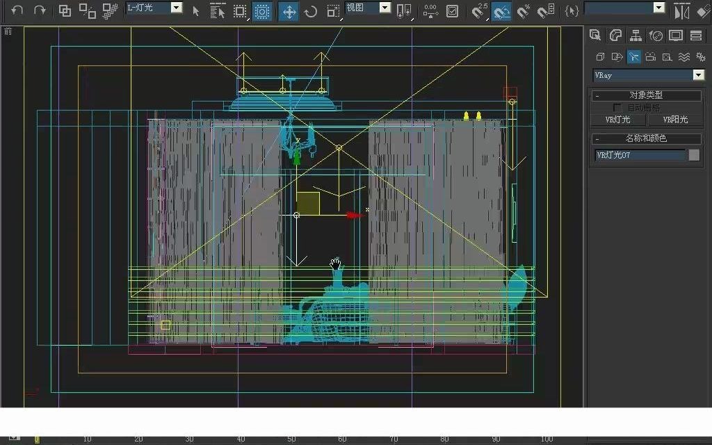 VR中文版教程卧室实例 013场景补光设置