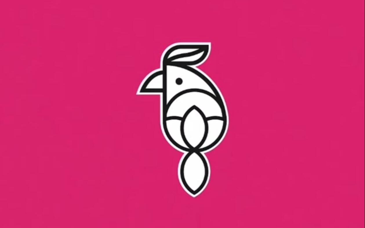 时尚公鸡LOGO设计概念