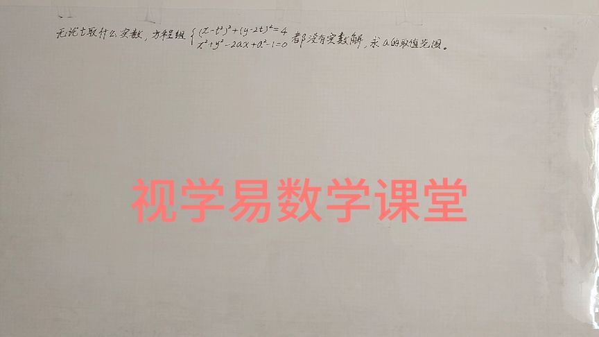 一道典型的代数问题几何解法的高中数学题,值得品味收藏。