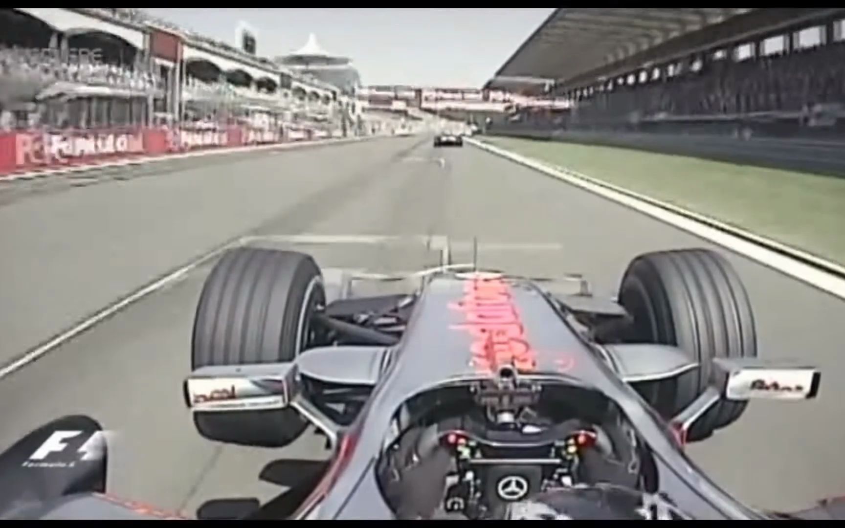 F1 2007年 迈凯伦MP4/22 车载集锦 奔驰V8引擎声音