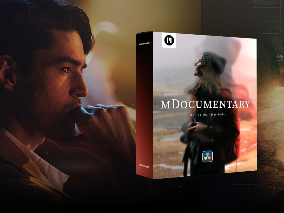 达芬奇预设:72个叙事情绪电影美学冻结帧叠加字体排版时间线转场...