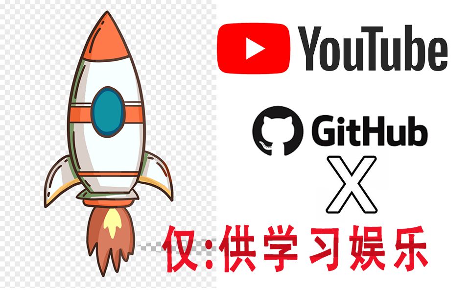 github加速看某管视频发推文等一步到位
