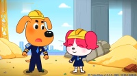 拉布拉多警长儿童动画:小白兔井盖很危险,小心!安全游戏护自己