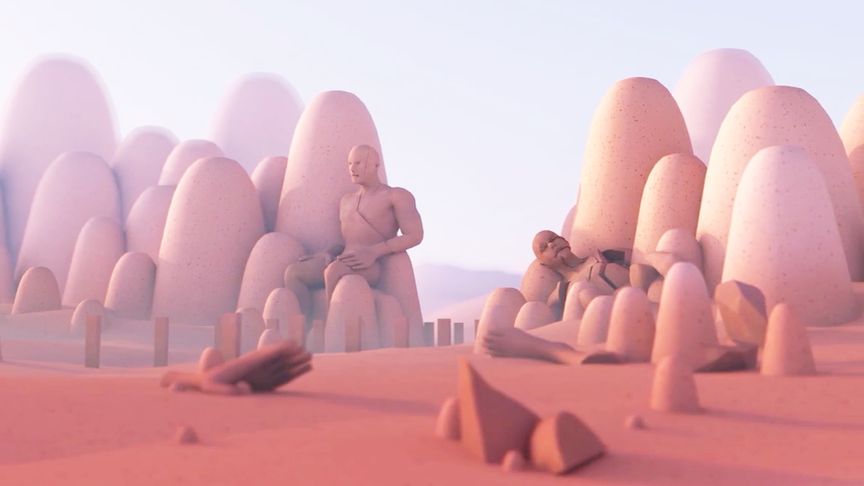 3D建模越来越简单了,这样一个卡通环境,十来分钟就可以完成