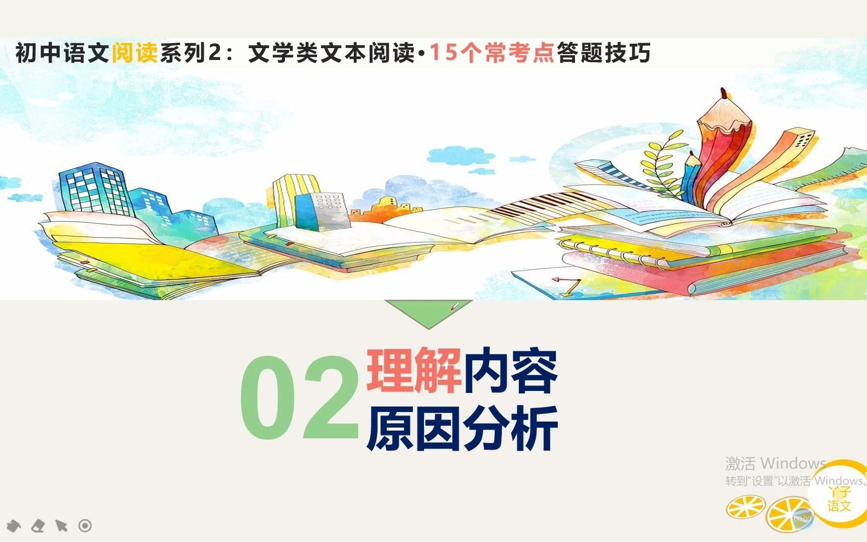 初中语文阅读系列2:文学类文本阅读-15个常考点答题技巧 02 理解内容,...